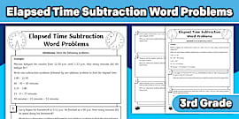 Elapsed Time Worksheets for 3rd-5th Grade | Twinkl CA