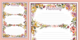 Wildflower Botanical Themed Editable Display Poster - Twinkl