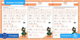 Halloween Secret Code Wheel - All Levels - Twinkl - Puzzles