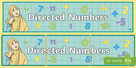 Directed Numbers Loop Cards (teacher made) - Twinkl