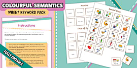 Colourful Semantics Measurement Poster