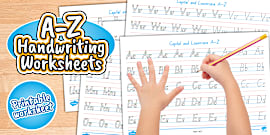 Queensland Handwriting Lines - 3-4 Worksheet - Primary