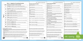 Australian Curriculum Year 2 English Assessment Spreadsheet