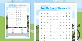 Tour de France Coordinates in the First Quadrant Worksheets