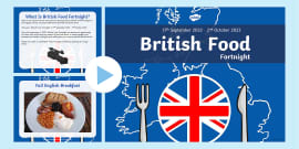 British Food Map (teacher made) - Twinkl