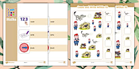 👉 Three Little Pigs Number Line