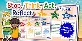 Stop, Think, Do Lanyard Cards