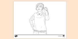 FREE! - Watch Colouring Sheet | Colouring Sheets - Twinkl