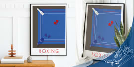 Boxing Display Borders (teacher made) - Twinkl
