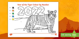 FREE! - Year of the Tiger Paper Craft - Chinese New Year Activities