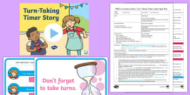 FREE! - My Turn Your Turn Visual Cards (teacher made)