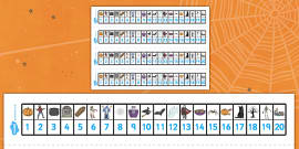 Number Track (1-20) (teacher made) - Twinkl