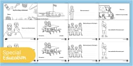 My First Day of School Social Story Booklet (teacher made)