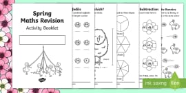KS2 Maths Worksheets Year 3 Revision Booklet (Teacher-Made)