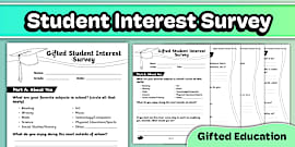 Student Interest Survey | 3rd Grade Resource | Twinkl USA