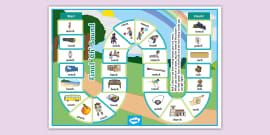Initial S Sound Board Game (teacher made) - Twinkl