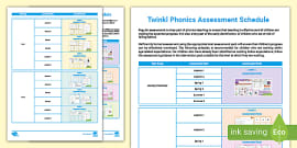 Phase 3 Phonics Letters and Sounds Assessment Sheets