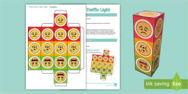 Red Amber and Green Cards -Traffic Lights - Primary Resource