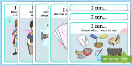 Creative Area Skills Display Posters (teacher made)