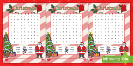 Free Printable Christmas Word Search | Christmas Find A Word