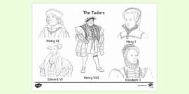 Tudor House Colouring | Colouring Sheets