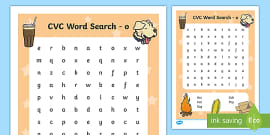 CVC Wordsearch e (teacher made)