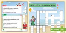 Christmas Crossword Printable Puzzles: KS1 Festive Puzzles