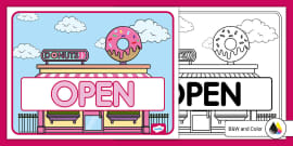 Donut Shop Dramatic Play Labels (Teacher-Made) - Twinkl