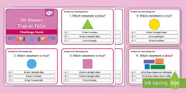2D & 3D Shape Riddles Cards Game - Maths Resource For Kids