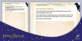 Magic Spell Writing Frame (teacher made) - Twinkl