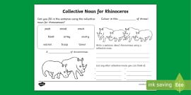 Collective Noun - Sheep Worksheet