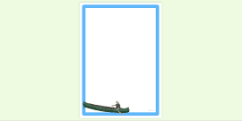 Simple Blank Hammer Page Border (teacher made) - Twinkl