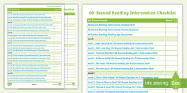 60-Second Reading Age Test – KS1 Reading Resource - Twinkl