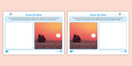 Design Your Own Boat Activity Sheet (teacher made) - Twinkl