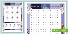 Matariki Word Search / Word Find - Free Activity - Twinkl