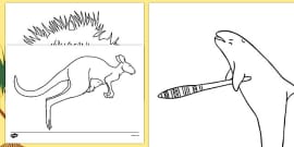 Split Pin (Kangaroo) (teacher made)