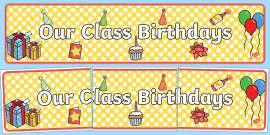 Editable Birthday Display Posters - birthday, birthday posters