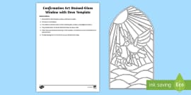 Stained Glass Window Template | Primary Resources | KS1