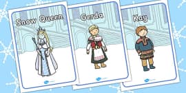The Snow Queen Word Mat (teacher made) - Twinkl