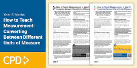 How to Teach Measurement in Year 5: Solve Problems Using Four Operations