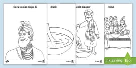 FREE! - Khanda Sikhi Colouring | Colouring Sheet