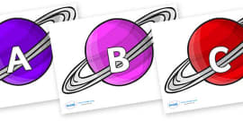 Space Themed Display Lettering - Primary Resources