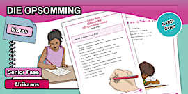 Senior Fase - Afrikaans EAT - Opsomming - PowerPoint (KABV)