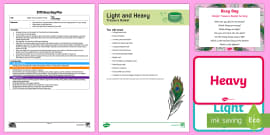 Maths: Weight Sensory Bin and Resource Pack (teacher made)
