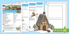 If I Lived in a Gingerbread House Writing Frame - writing frame