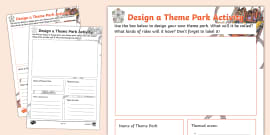 Design Your Own Theme Park (Teacher-Made) - Twinkl