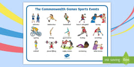 FREE! - The Commonwealth Games Colouring Sheets