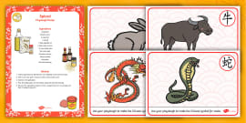 Chinese New Year Story Playdough Mats (Teacher-Made)
