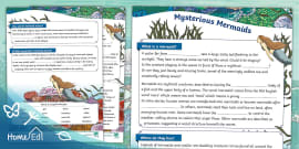 KS1 The Little Mermaid Differentiated Reading Comprehension