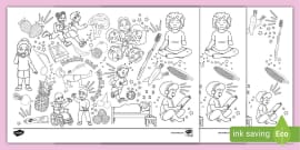 Global Goals Colouring Pages - Doodle Activity for Children